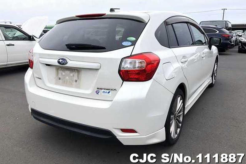 2015 Subaru Impreza White for sale | Stock No. 111887 | Japanese Used ...