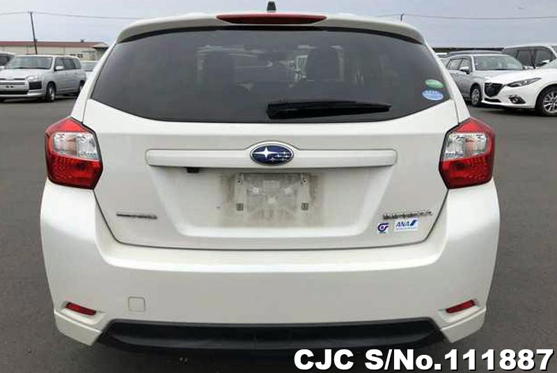 2015 Subaru Impreza White for sale | Stock No. 111887 | Japanese Used ...